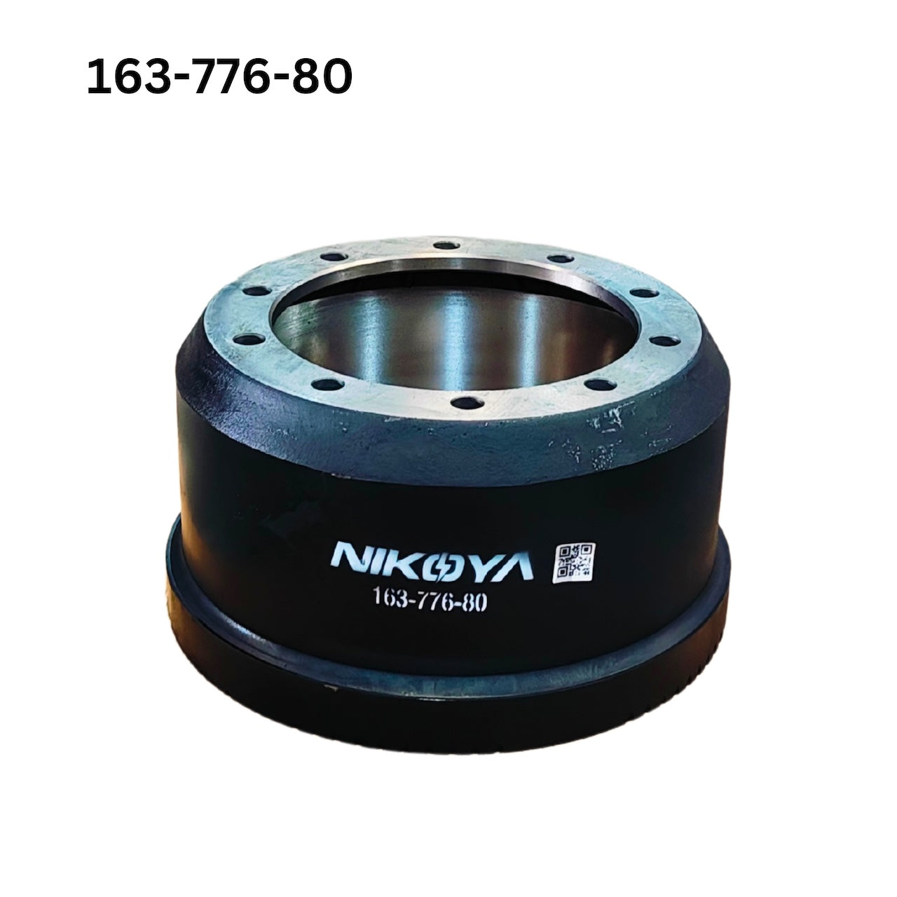 MNG Spare Parts 163-776-80 replaces Brake Drum replaces BPW 0310967740